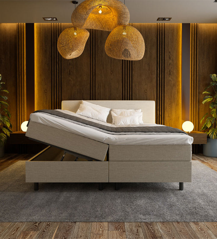 Boxspring 160 x 200 cm met opbergruimte | Dekbed Discounter